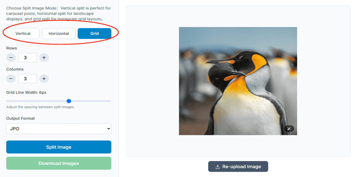 How to Split One Image into Multiple Images? Free Instagram Grid ...